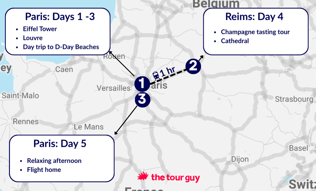 How to Plan a Trip to France: Step-by-Step Guide With Maps